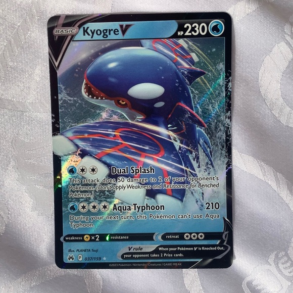 Pokemon | Toys | Kyogre V Pokmon Card | Poshmark